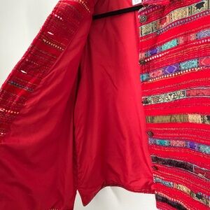 Coldwater Creek | Jackets & Coats | Coldwater Creek Bohemian Magic Red ...